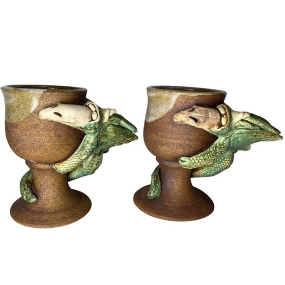 wild earth | Dining | Wild Earth Hugging Dragon Goblet Cup Midieval ...